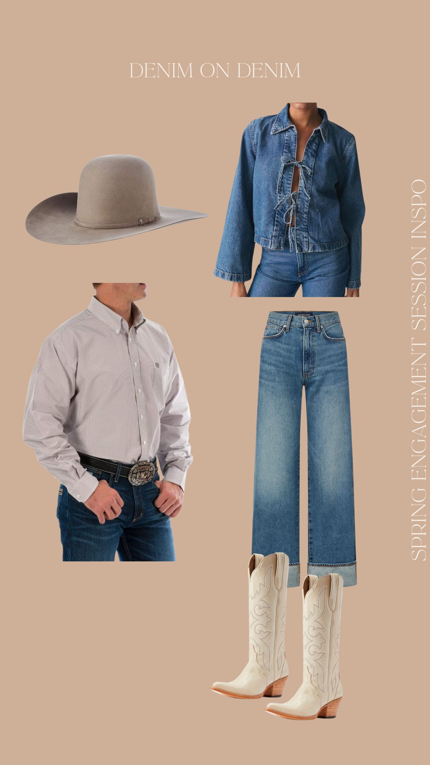 Outfit Ideas for your Western Engagement Photos - theturquoiselens.com